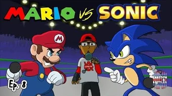 how to draw mario versus sonic