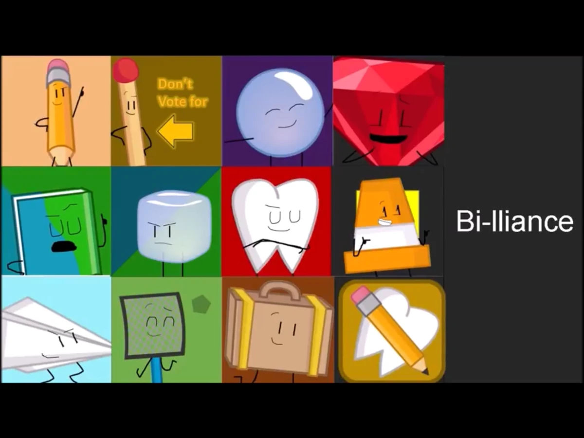 Bi-lliance | Object All-Stars Wiki | Fandom