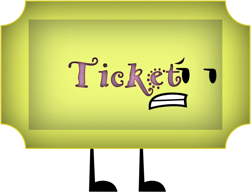 Ticket | Object Hotness! Wikia | Fandom