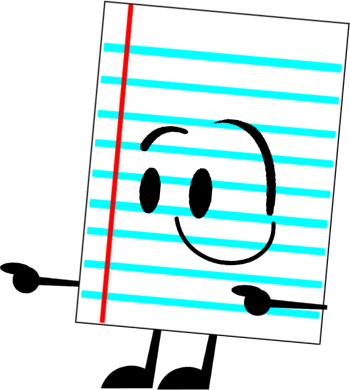 Notebook Paper | Object Invasion Better Wiki | Fandom