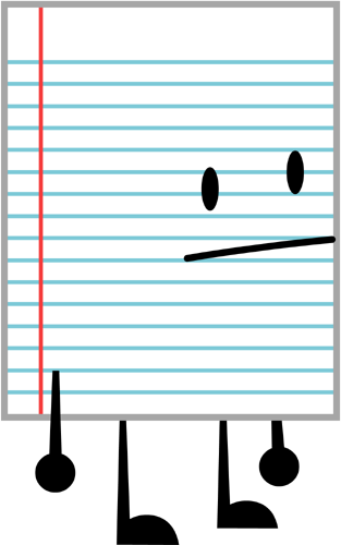 Notebook Paper | Object Invasion Wiki | Fandom