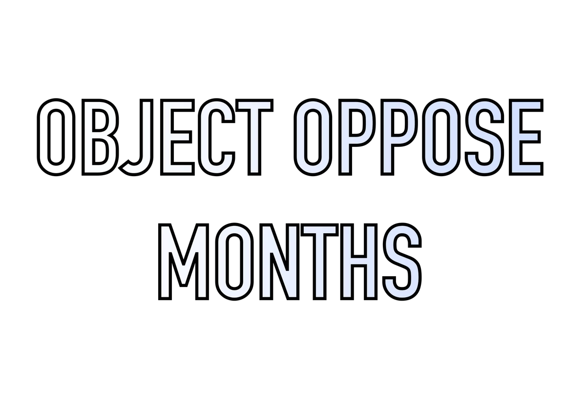 Object Oppose season 2 Months | Object Oppose season 2 Wiki | Fandom
