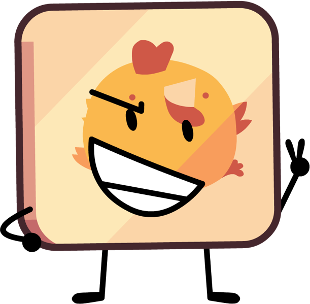 Big Orange Fat Chicken Image | Object Show Characters Wiki | Fandom