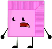 Pink Napkin | Object Show Characters Wiki | Fandom