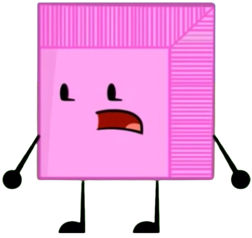 Pink Napkin | Object Show Characters Wiki | Fandom