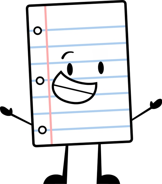 Paper (Object Division) | Object Show Characters Wiki | Fandom