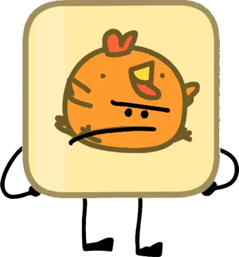 Big Orange Fat Chicken Image | Object Show Characters Wiki | Fandom