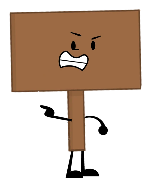 Sign (Island Insanity) | Object Show Characters Wiki | Fandom