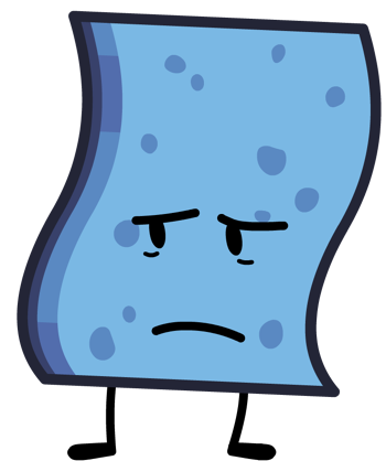 Blue Sponge | Object towel again Wiki | Fandom