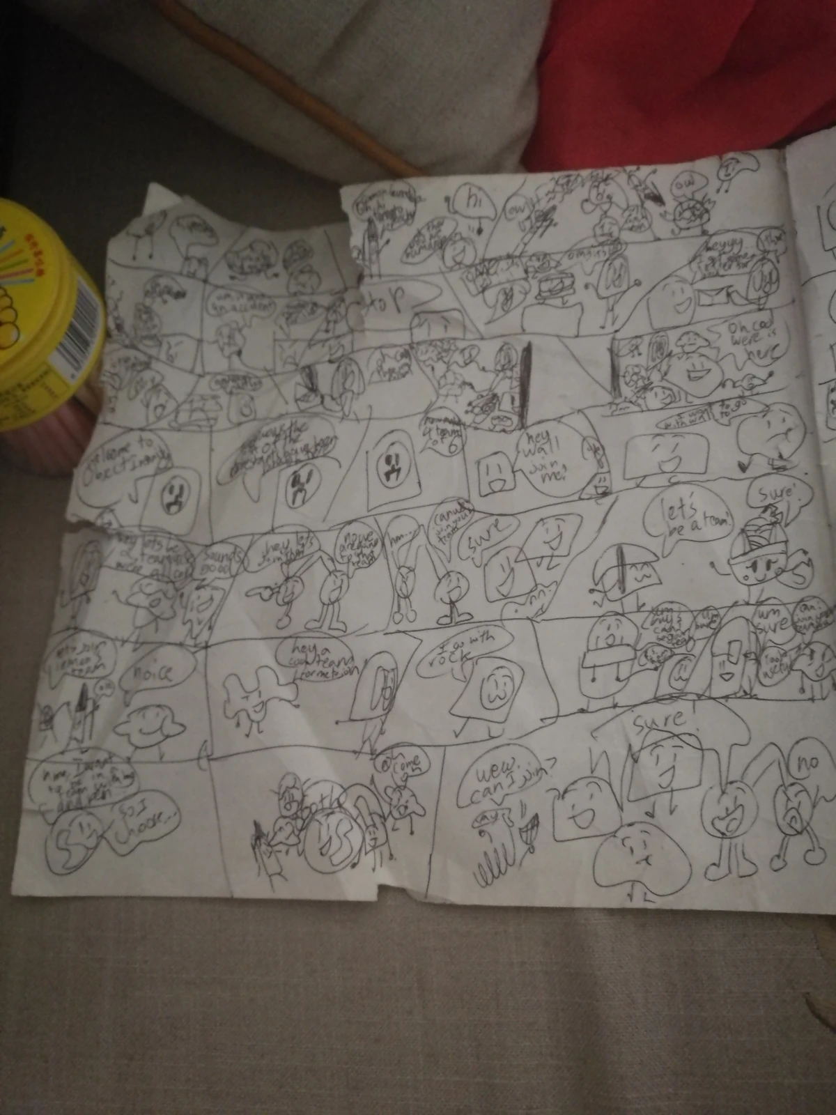 Object Insanity comic hand drawn | Object_Insanity Wiki | Fandom