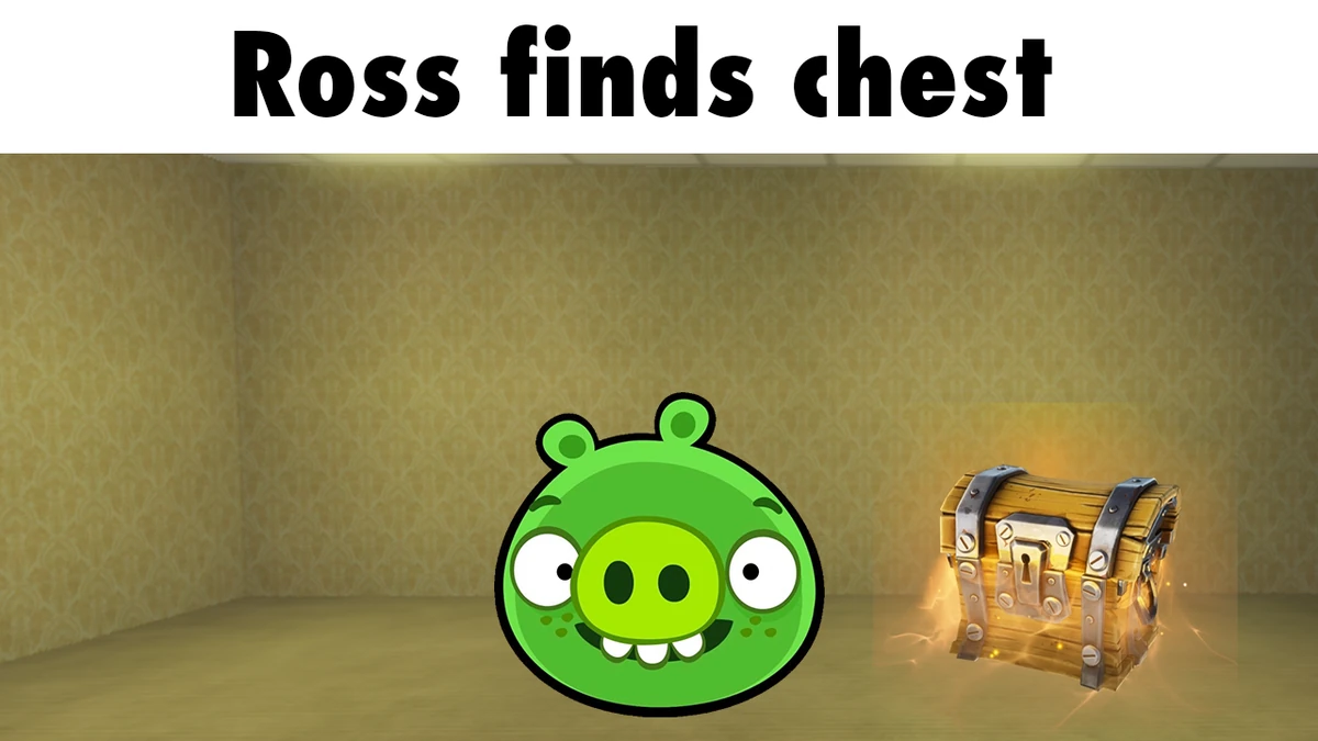 Ross finds chest | Object lame Wiki | Fandom