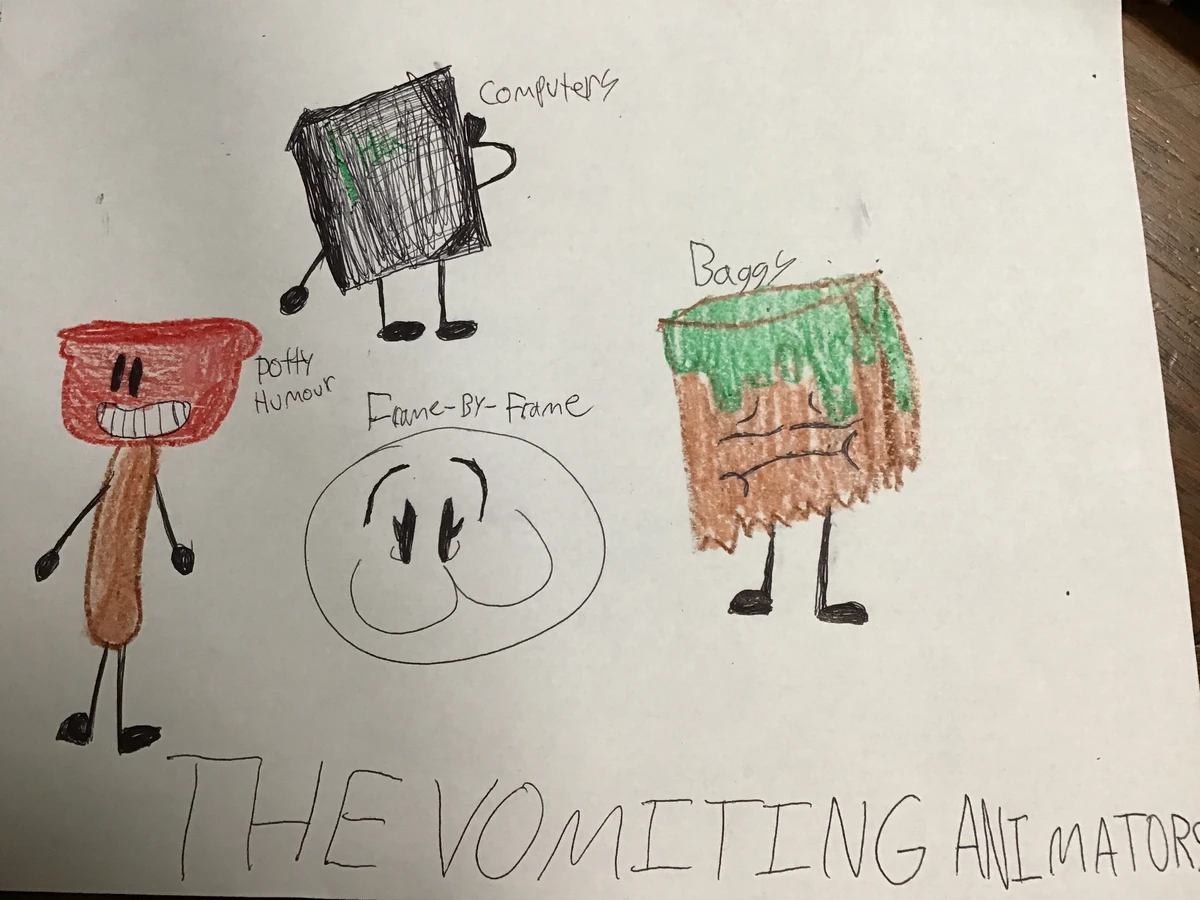 The Vomiting Animators | Objects at BFB Wiki | Fandom