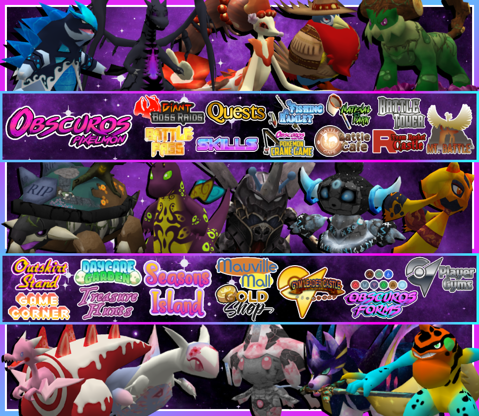 Features List | Obscuros Pixelmon Wiki | Fandom