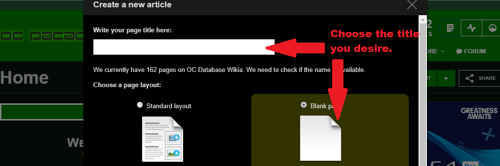 OC Article Instructions | OC Database Wikia | Fandom