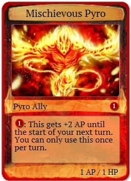 Mischievous Pyro | Orbs CCG Wiki | Fandom