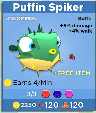 Puffin Spiker | Ocean Quest Roblox Wiki | Fandom