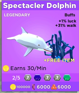 Spectacler Dolphin | Ocean Quest Roblox Wiki | Fandom