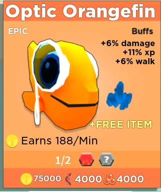 Optic Orangefin | Ocean Quest Roblox Wiki | Fandom