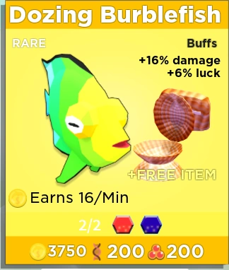 Dozing Burblefish | Ocean Quest Roblox Wiki | Fandom
