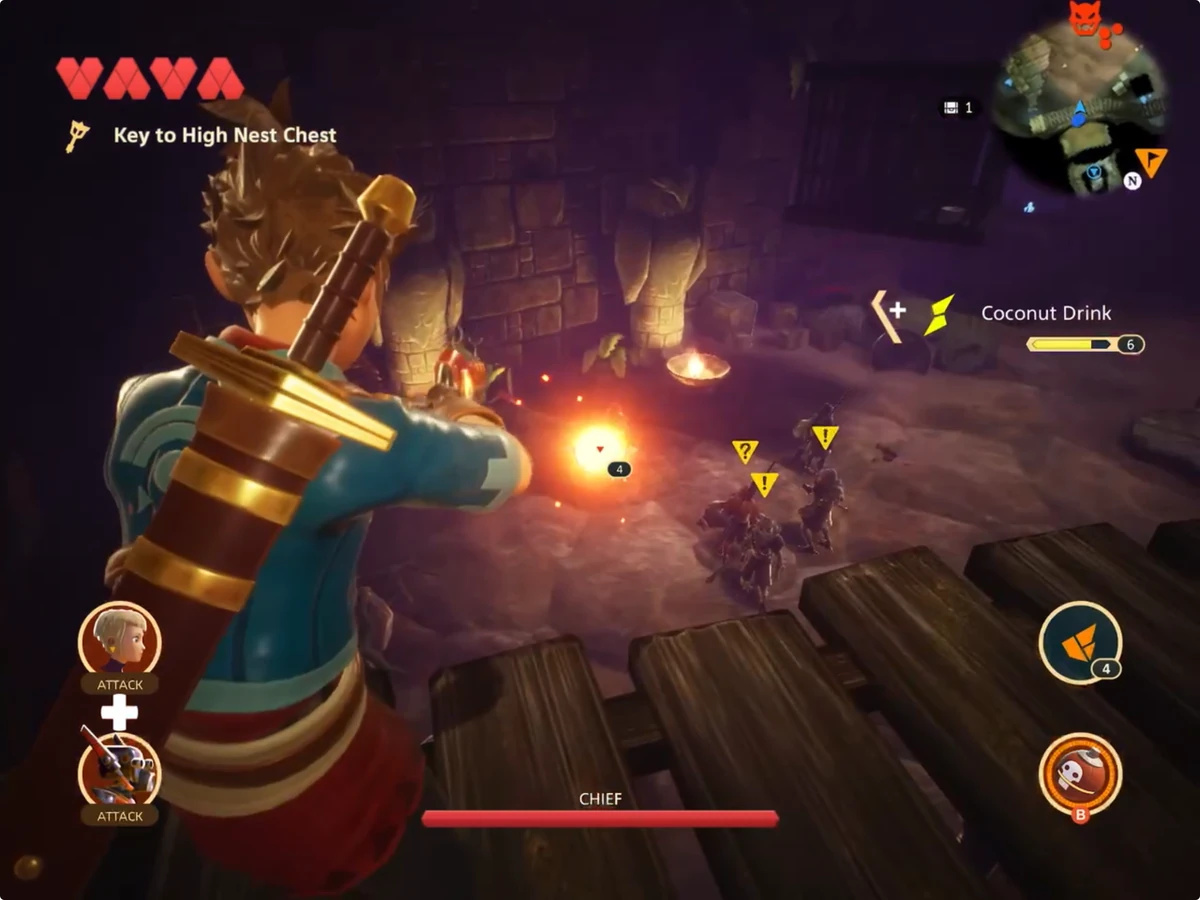 Skirmish in the Owru Hideout | Oceanhorn Wiki | Fandom
