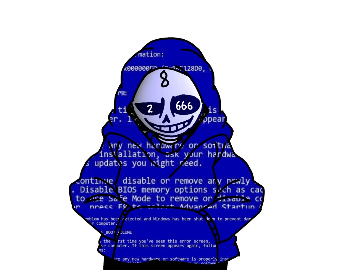 Bluescreen!Sans(2hc's take) | Gods and Mortals Wiki | Fandom
