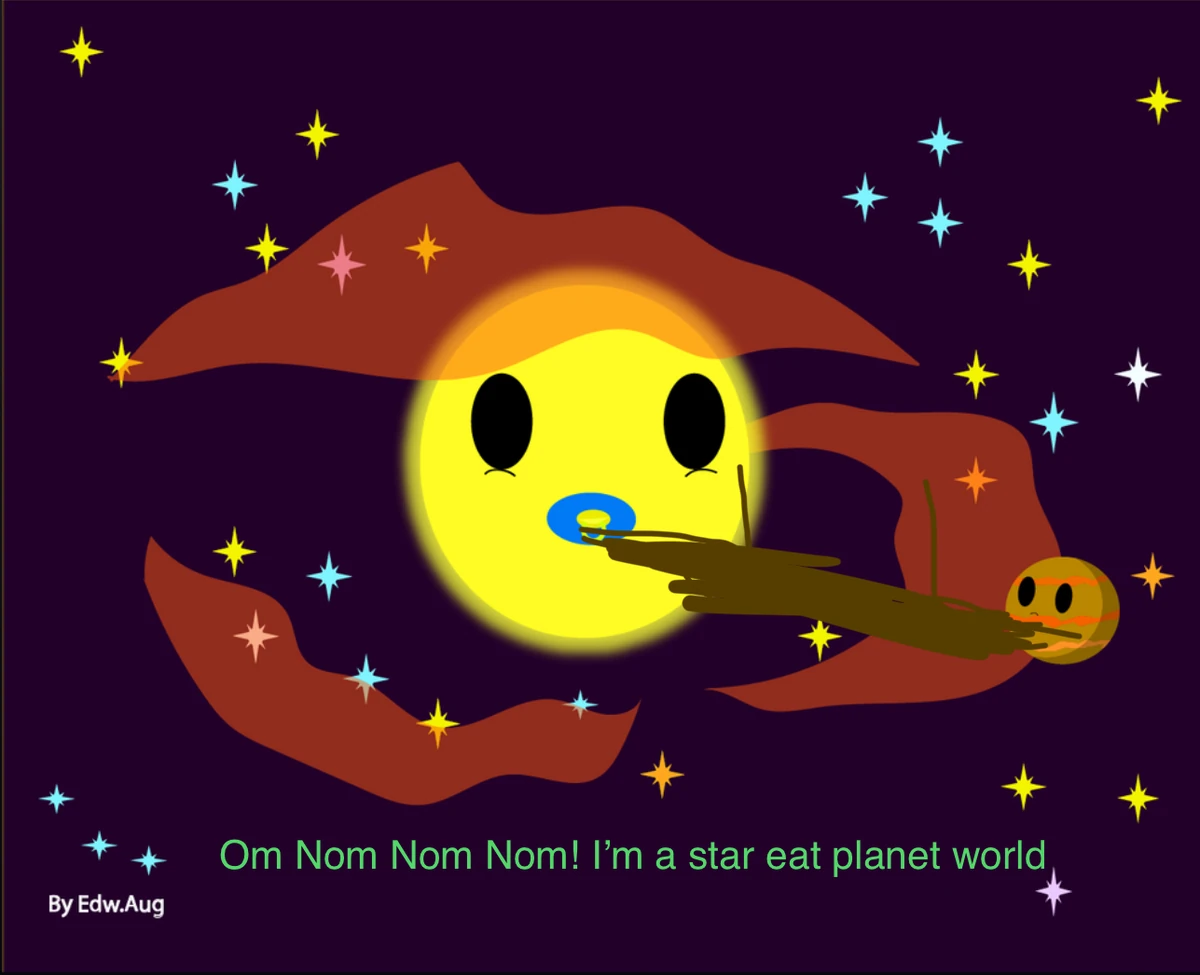 RZ Piscium : Star Eating Planet | Odd Squad (In simple cosmos version ...
