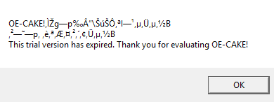 OE-Cake Won't Start | OE-Cake Wiki | Fandom