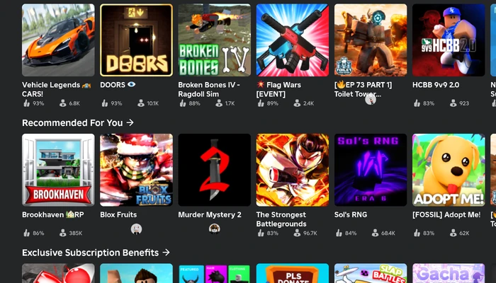 Experience | Offical Roblox leaks Wiki | Fandom