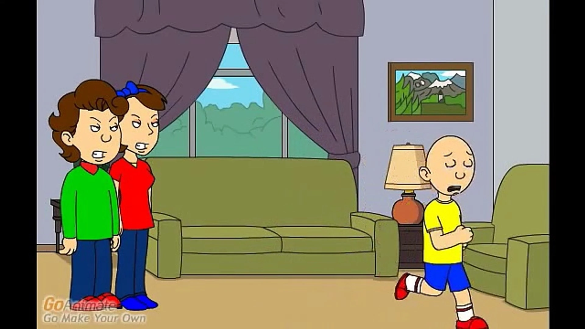 Goanimate Caillou Gets Grounded