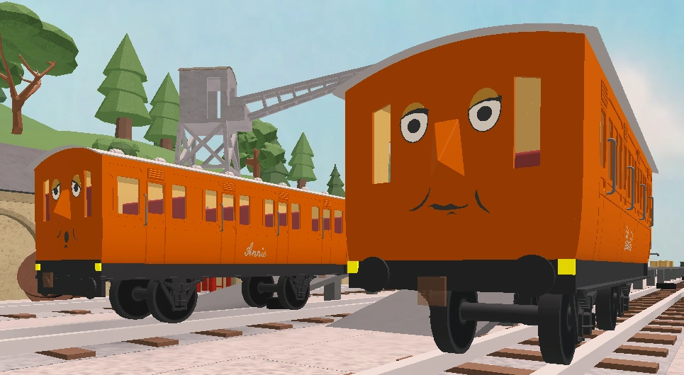 Annie and Clarabel | Official Blue Train With Friends Wiki | Fandom