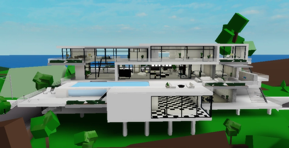 White Mechanic Mansion | Official Brookhaven Wiki | Fandom