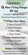 💥Firing Range Update💥 | Official Brookhaven Wiki | Fandom