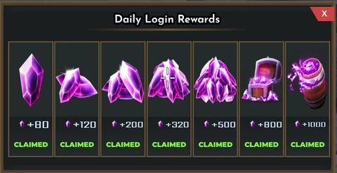 Daily rewards | Official Fruit Battlegrounds Wiki | Fandom