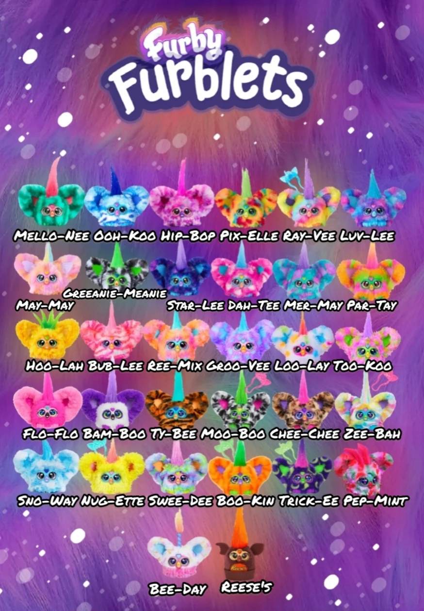 Furby Furblets | Official Furby Wiki | Fandom