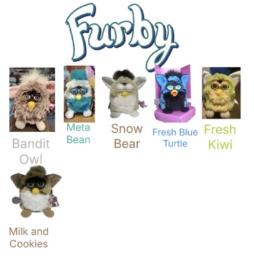 furby 1998 colors