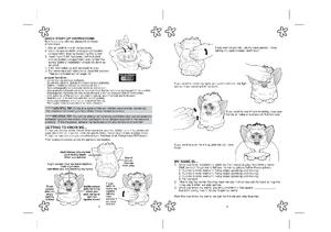 Furby (1998)/Manual copy | Official Furby Wiki | Fandom