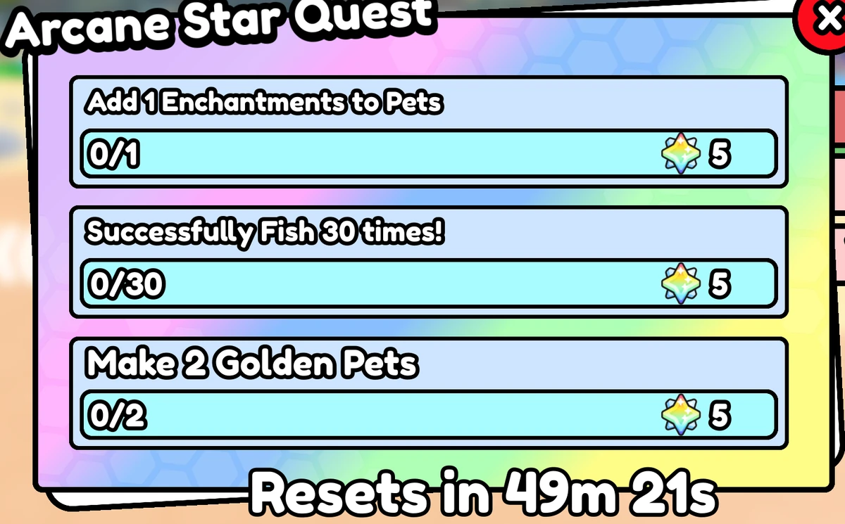 Catch A Fish Simulator Arcane Star Quests | Official Habit Games Wiki ...