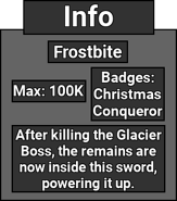 Frostbite | Official Killstreak Sword Fighting BETA Wiki | Fandom