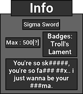 Sigma | Official Killstreak Sword Fighting BETA Wiki | Fandom