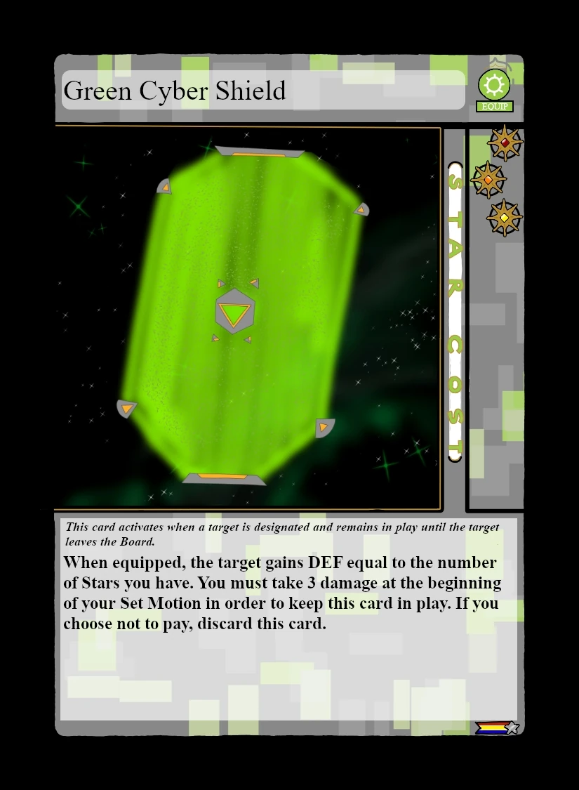Green Cyber Shield | The Monstars! TCG Wiki | Fandom