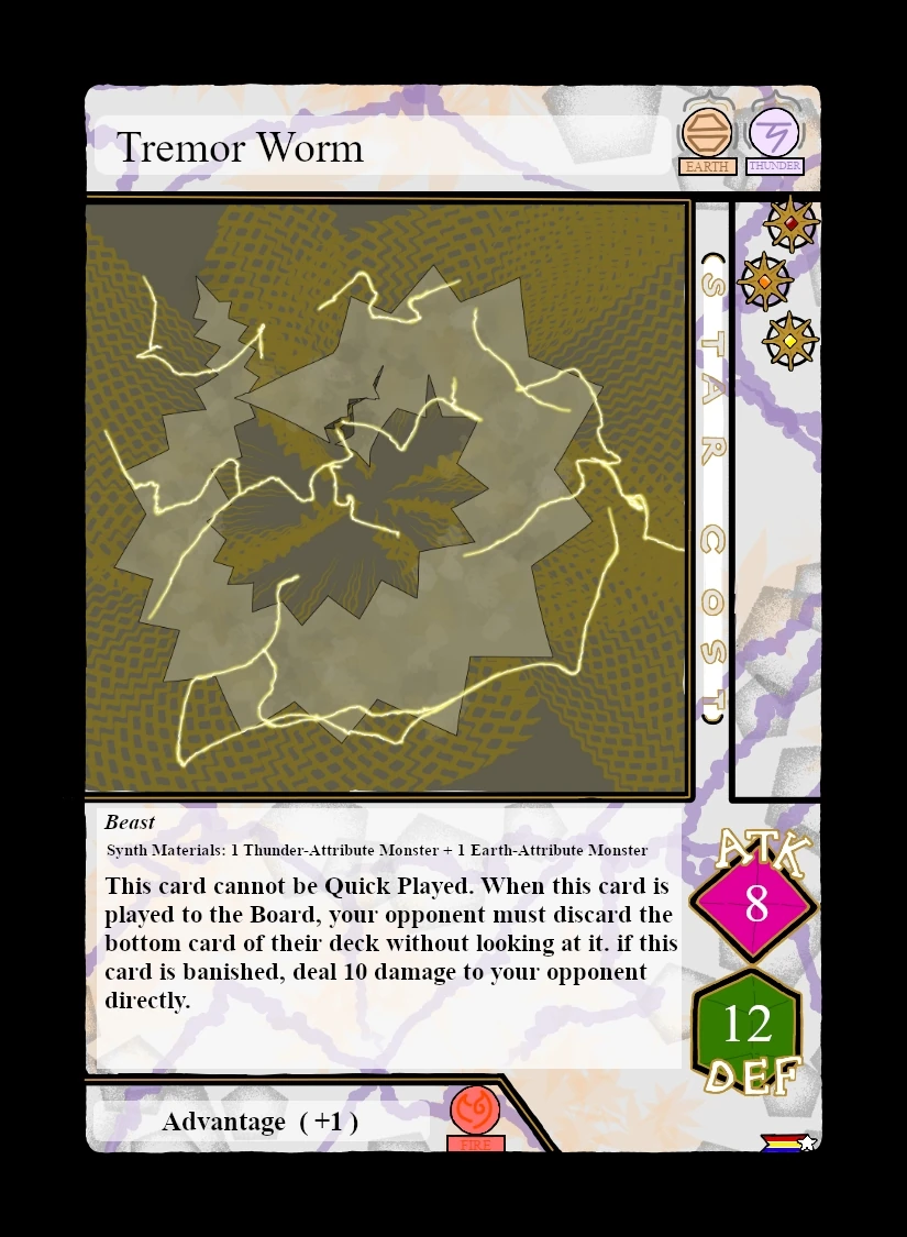 Tremor Worm | The Monstars! TCG Wiki | Fandom