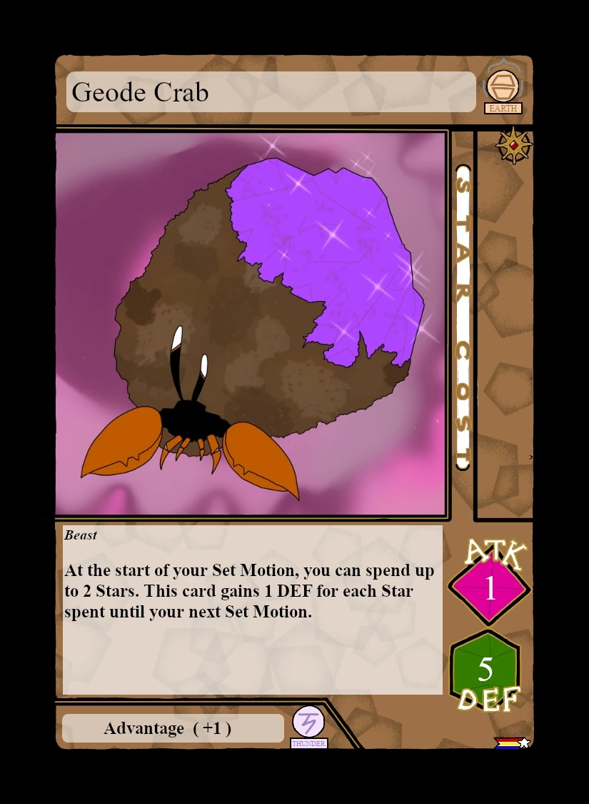 Geode Crab | The Monstars! TCG Wiki | Fandom