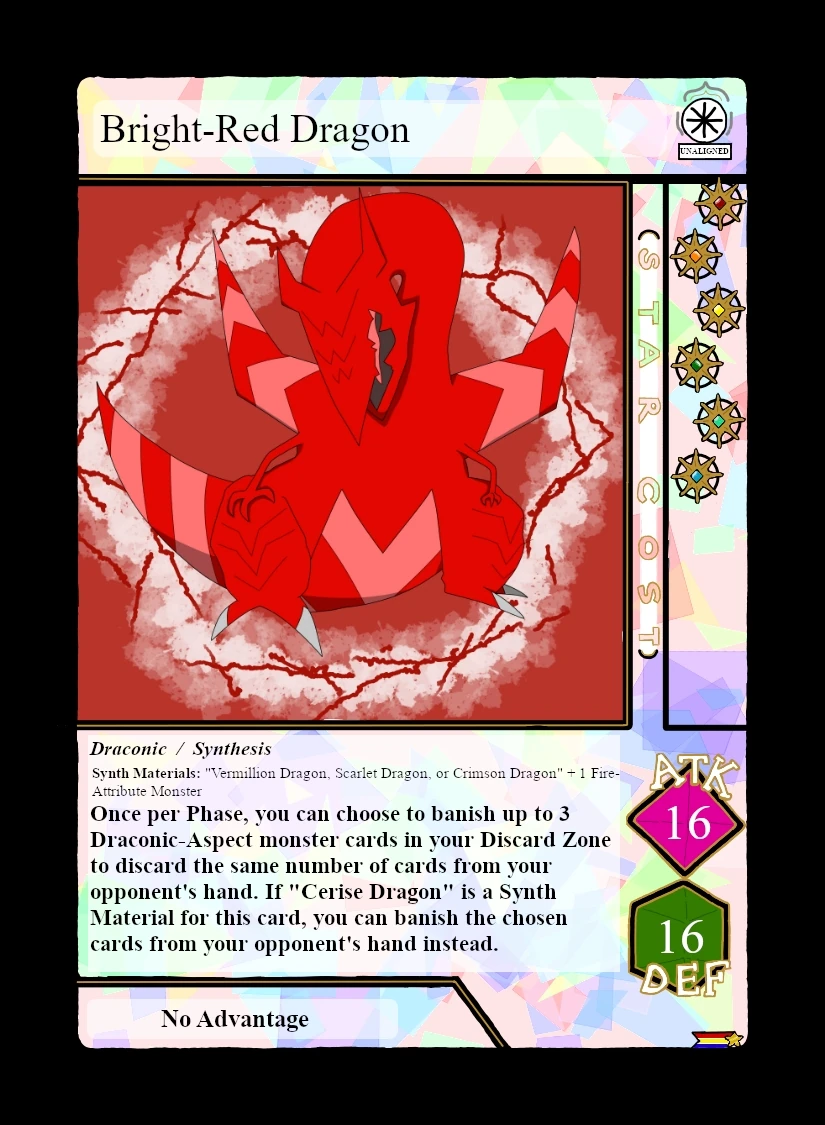 Bright-Red Dragon | The Monstars! TCG Wiki | Fandom