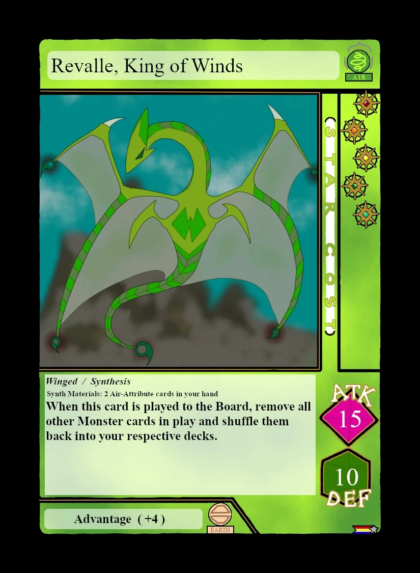 Revalle, King of Winds | The Monstars! TCG Wiki | Fandom