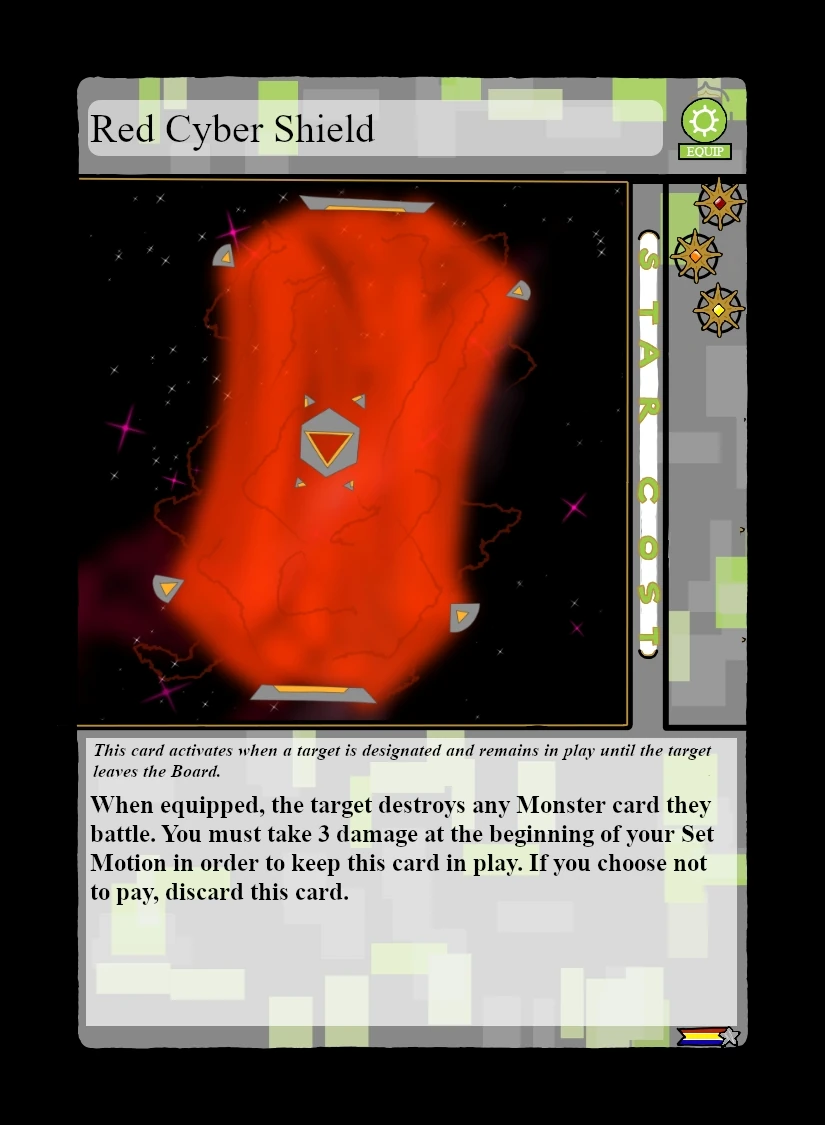 Red Cyber Shield | The Monstars! TCG Wiki | Fandom