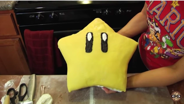 Super Mario Star Cake | Official Nerdy Nummies Wiki | Fandom