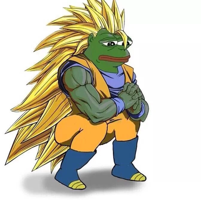 Goku Pepe | Official Pepe Wikia | Fandom
