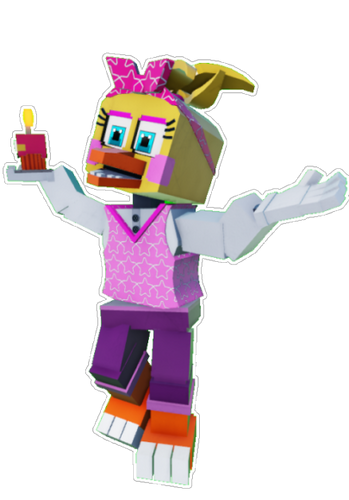 Toy Chica Official Roblox Fnaf World Return To Animatronica Wiki