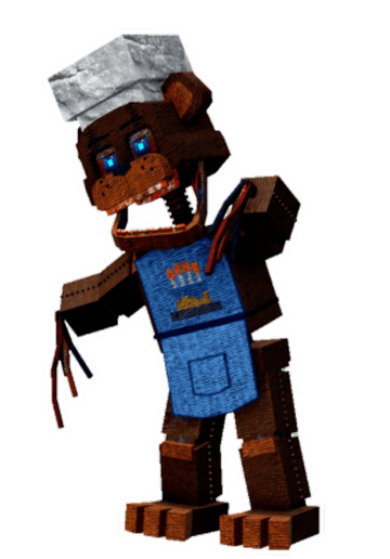 how to draw minecraft freddy