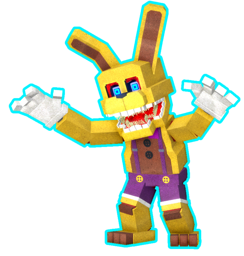 Itp Springbonnie Official Roblox Fnaf World Return To Animatronica